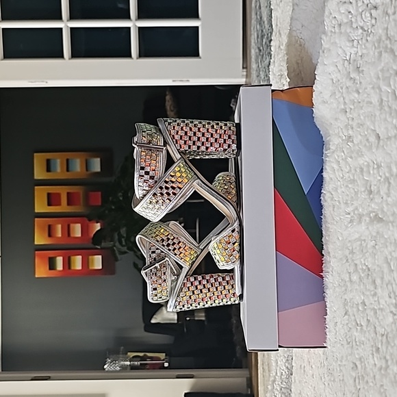 Katy Perry Collections | Shoes | Katty Perry Shana Silver Iridecent 3in ...